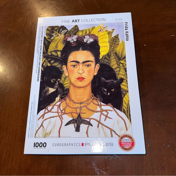 Games | Frida Kahlo Self Portrait 100 Pc Museum Fine Art Puzzle ...